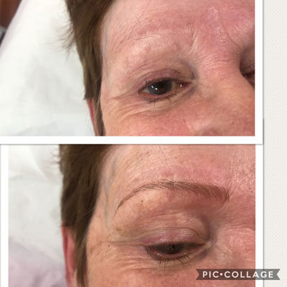 Microblading eyebrows in Milton Keynes